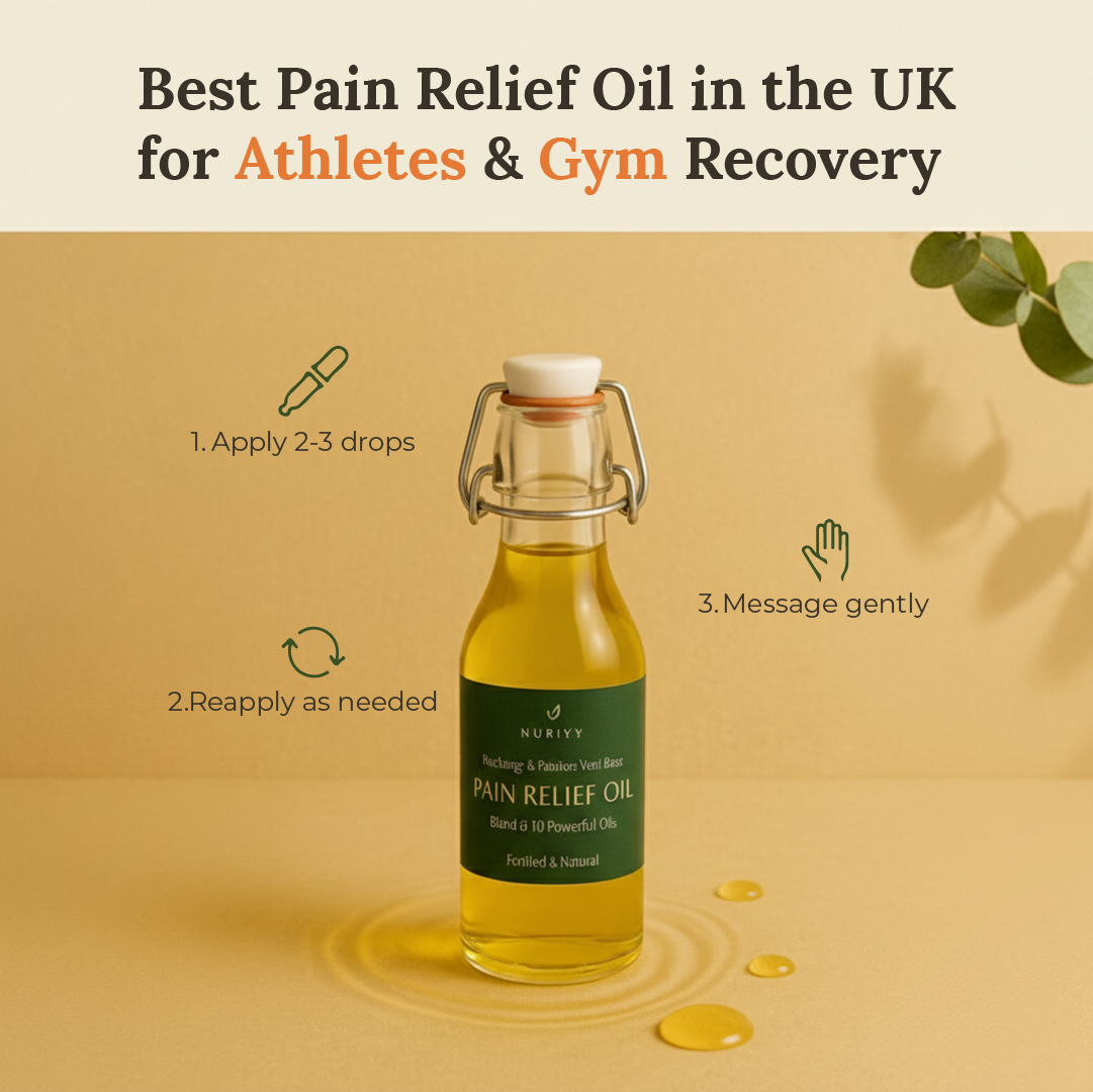 Best Pain Relief Oil UK for Athletes & Gym Recovery – Nurify Skin